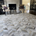 Exquisite Rugs Natural Hide Cowhide Chevron Indoor Rug & Reviews | Wayfair
