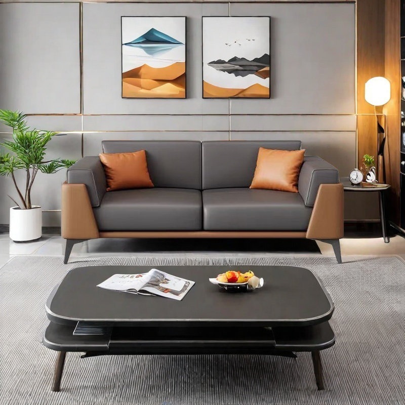 Hype Styled Office sofa Simple modern business reception | Wayfair