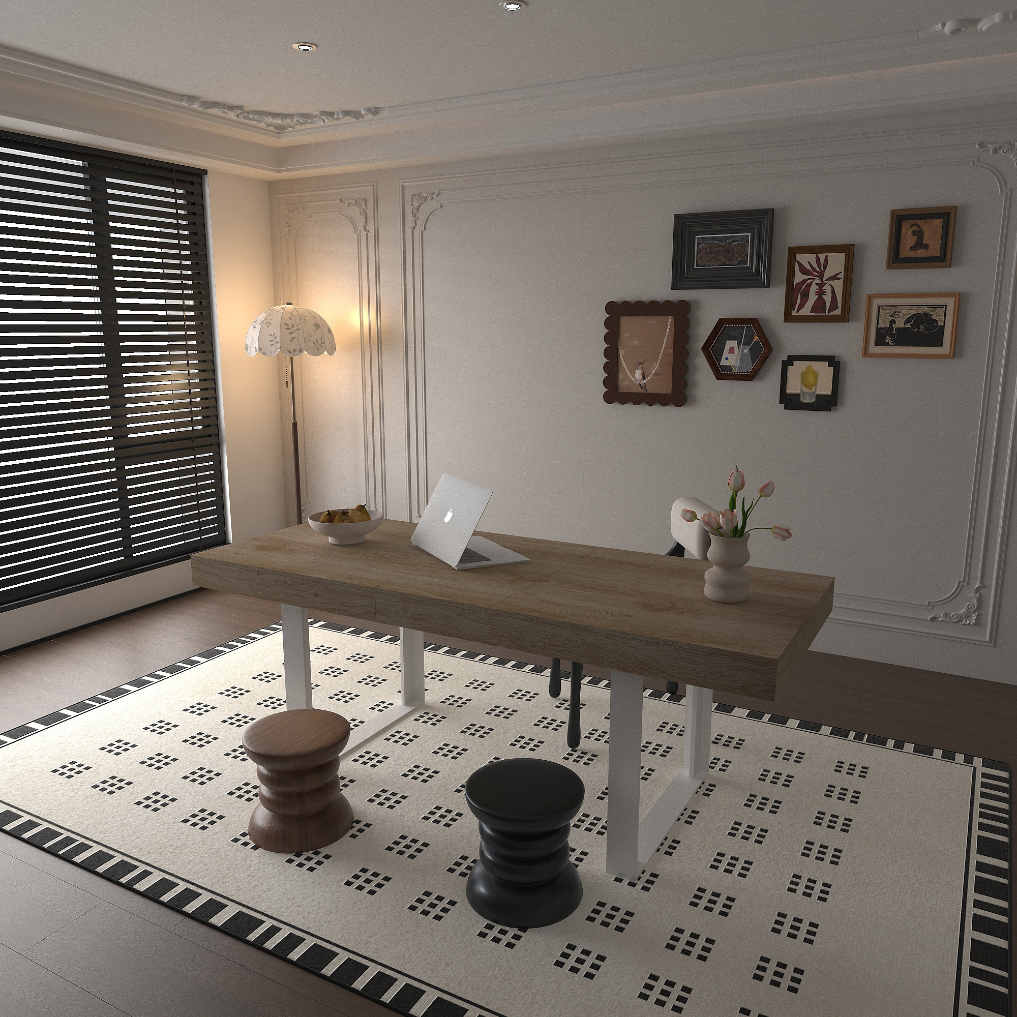 George Oliver Extendable Dining Room Table For 6 8 10 (Only Tables, No ...