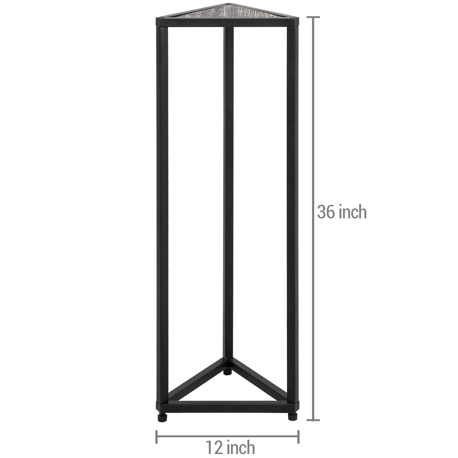 17 Stories Mivaan Triangular Pedestal Plant Stand & Reviews | Wayfair