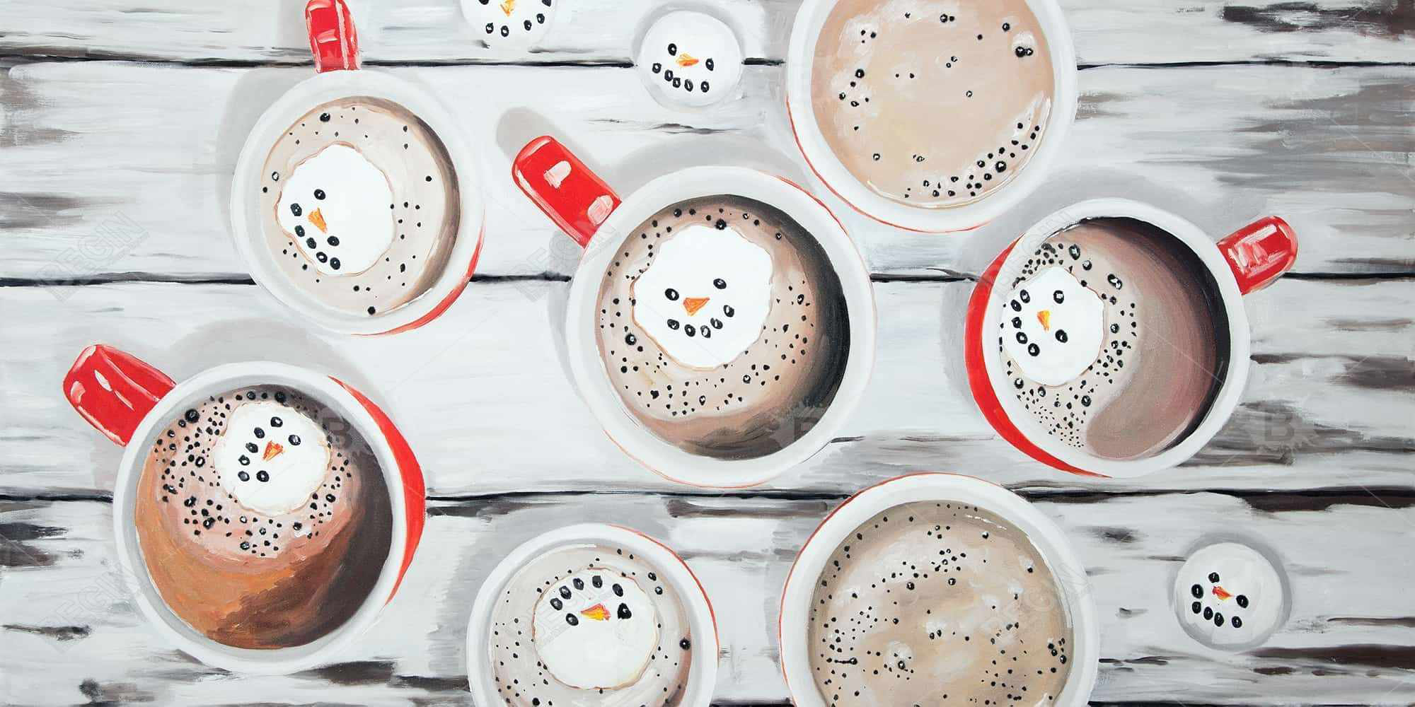 Begin Edition International Inc. Holiday hot chocolate - 15.75"x31.50 ...