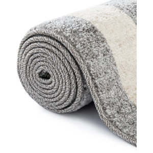 Breakwater Bay Islas Abstract Gray Area Rug & Reviews | Wayfair