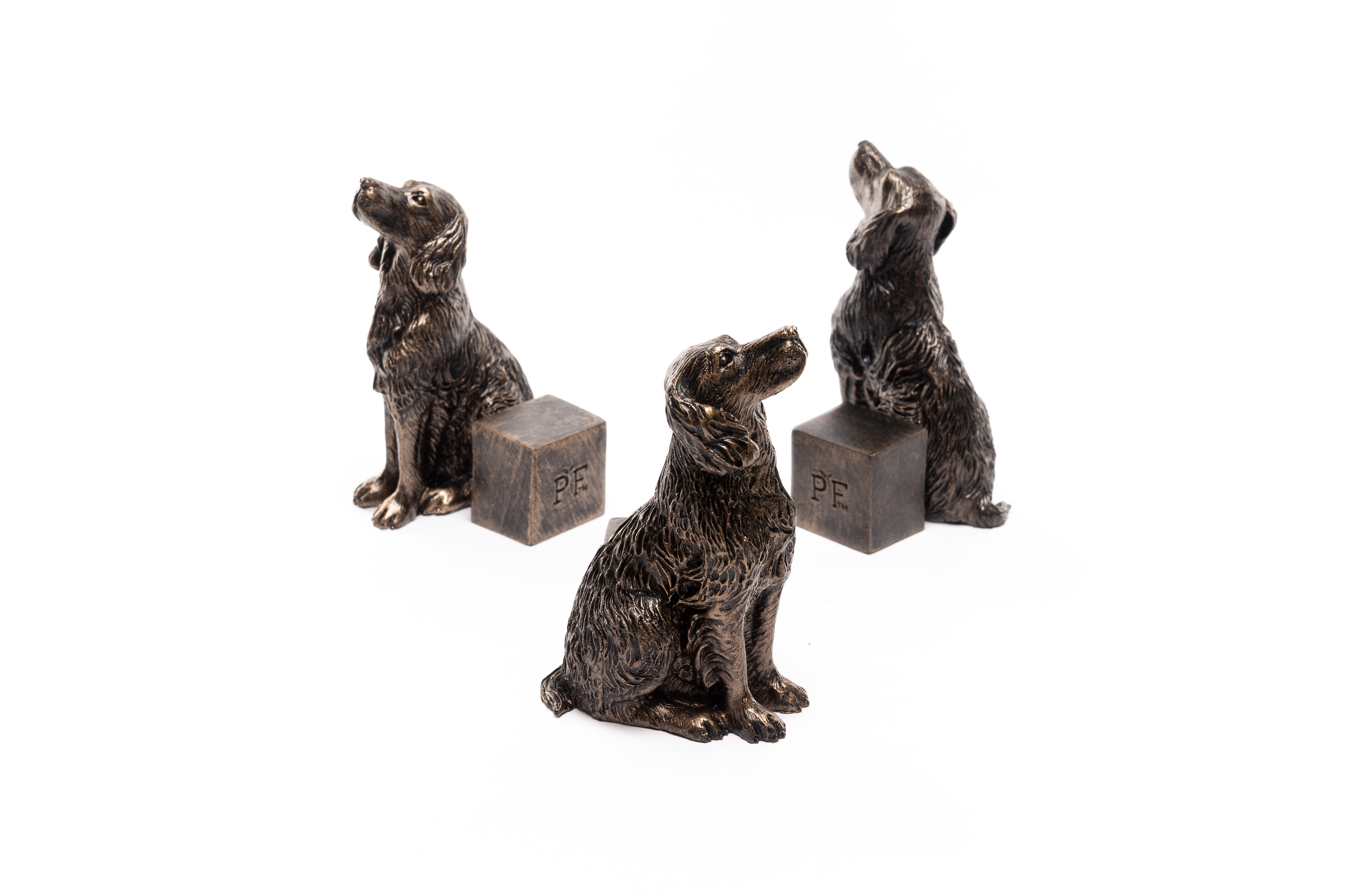 Jardinopia Springer Spaniel Dog Bronze Coloured Planter Feet In Gift ...