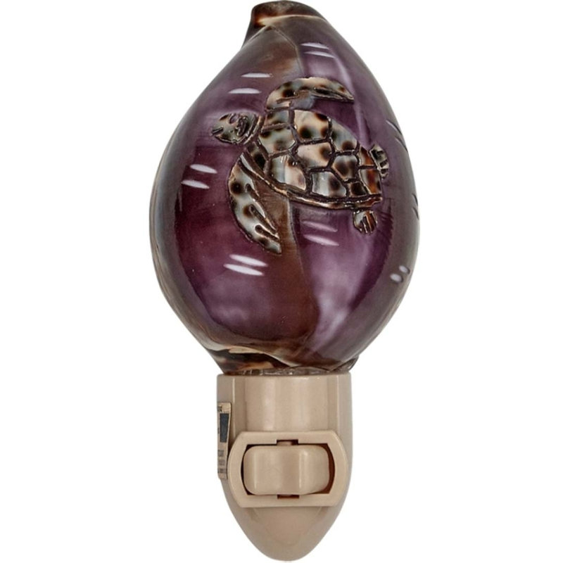 The Seashell Company Carved Turtle LED Night Light | Wayfair
