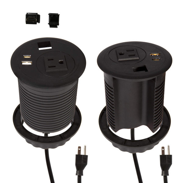 ACEM Desk Recessed Power Strip - Wayfair Canada