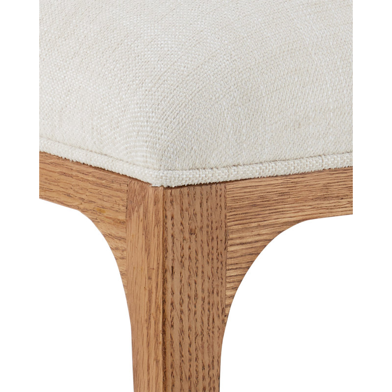 Currey & Company Inga Dining Chair, Adena Parchment | Wayfair