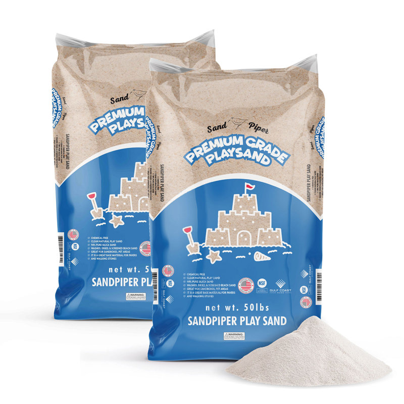 SandPiper 50lb Premium Grade Multi-Use Play Sand, Chemical Free Formula ...