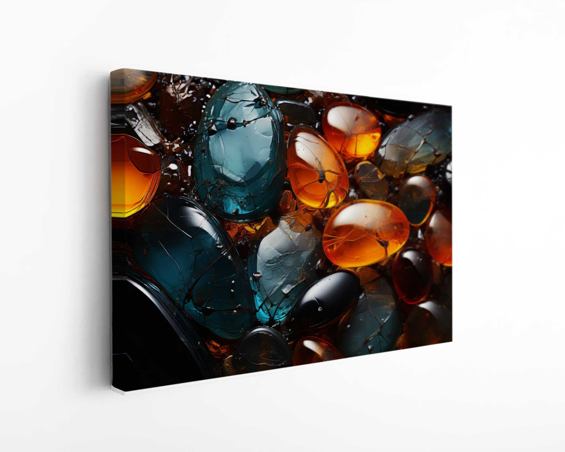 Latitude Run® Beautiful Minerals Gems Canvas Print Wall Art | Wayfair