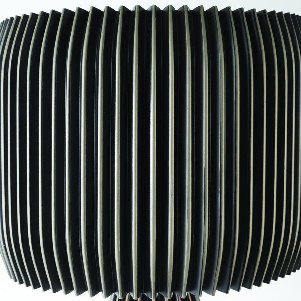 Global Views Crimp Table Lamp-Antique Nickel | Wayfair