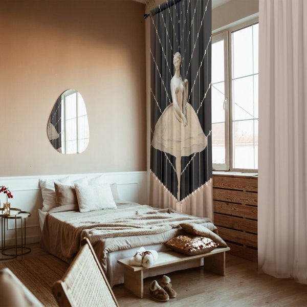 Rosalind Wheeler Deshaunda Velvet Blackout Slot Top Curtain Pair ...