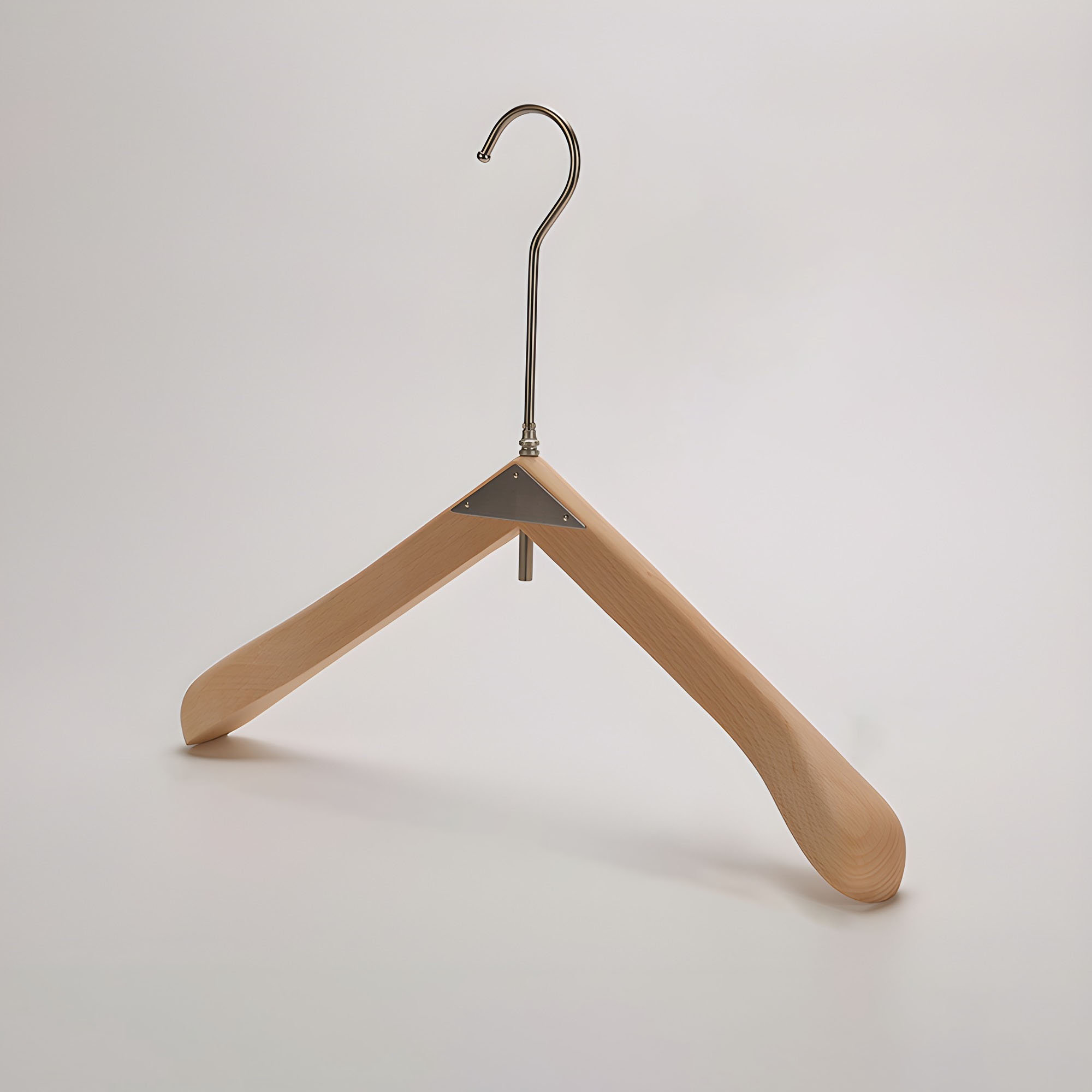 lingfan Trendsetting Beechwood Hangers With Triangular Long Hooks ...