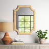 Joss & Main Citrine Rattan Framed Accent Mirror & Reviews | Wayfair