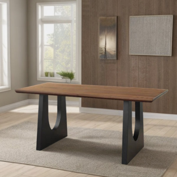 Brayden Studio® Denae Solid Wood Top Dining Table - Wayfair Canada