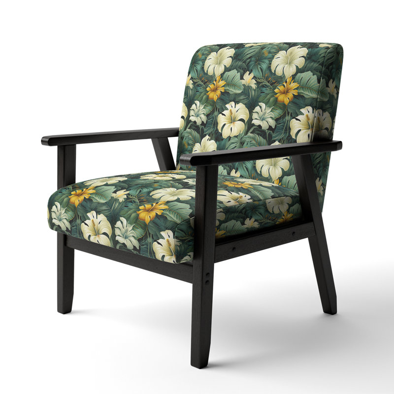 Design Art Monstera Elegance Tropical Pattern - Upholstered Tropical ...