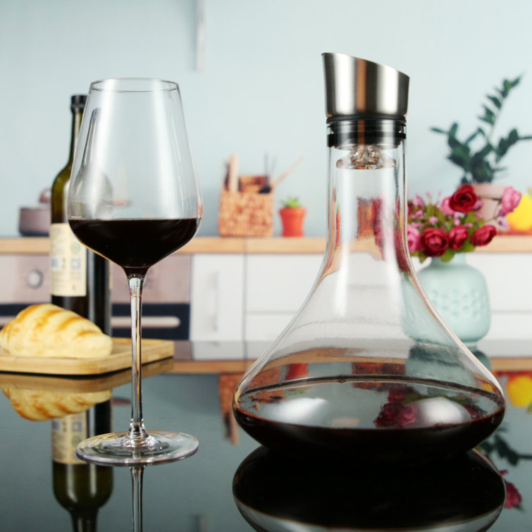 Lemonsoda Wine Aerator Pourer - Glass Decanter Aerator With Filter ...