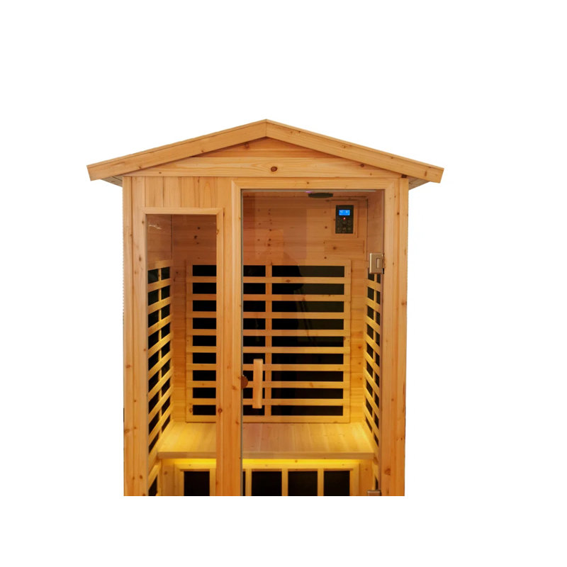 Creationstry 2 - Person FAR Infrared Sauna with Remote Control | Wayfair