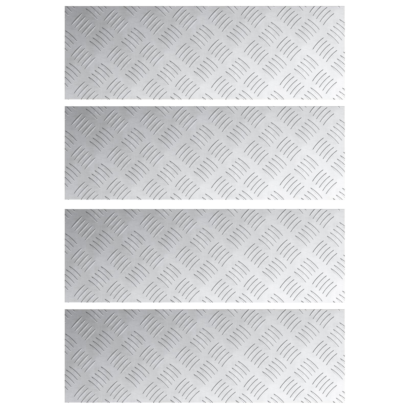 Ivy Bronx Aluminum Checker Plates 4 Pcs Anti-Slip | Wayfair