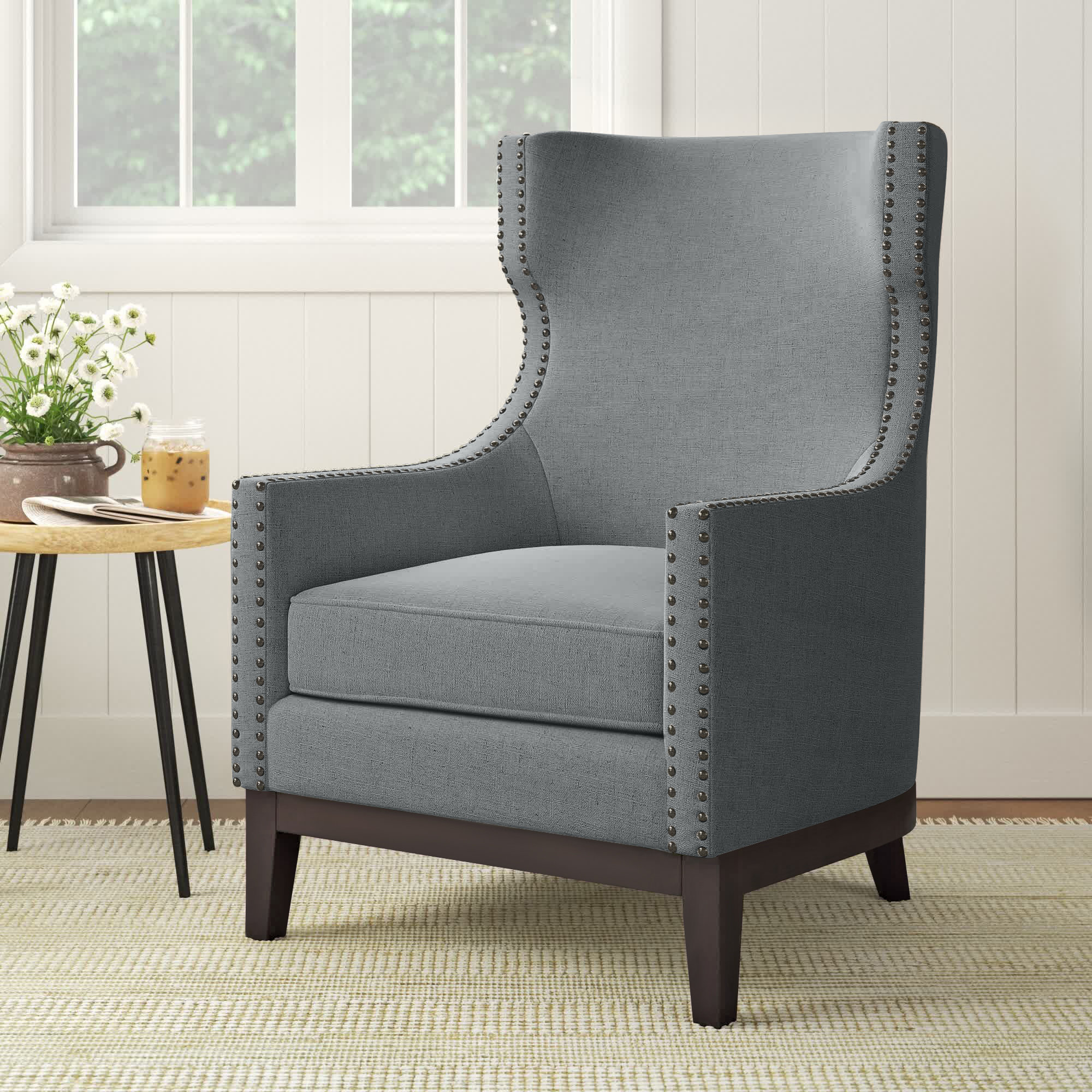 Sand & Stable Bryan Upholstered Wingback Chair & Reviews | Wayfair