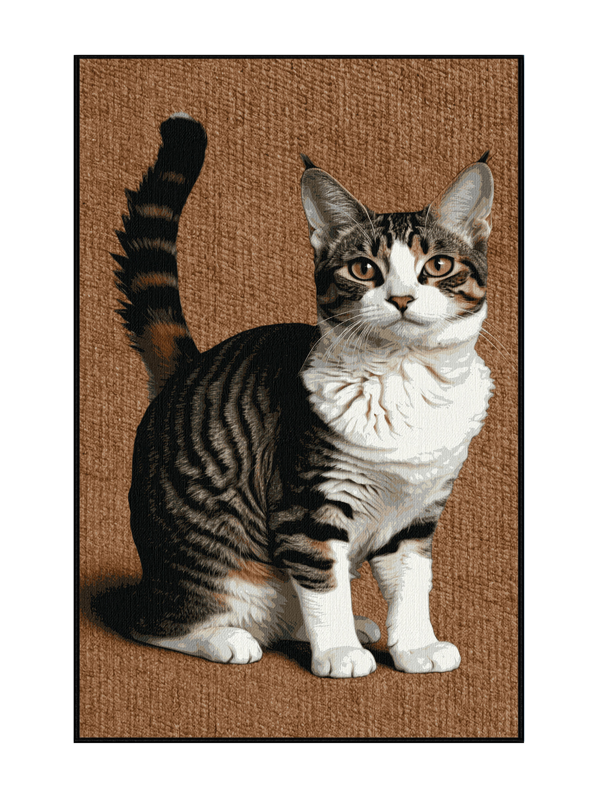 One Allium Way® Washable Oregon Rex Cats Area Rug | Wayfair