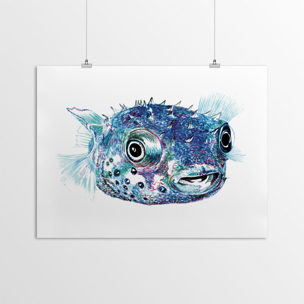 House of Hampton Puffer Fish 2 By T.J. Heiser - Poster Art Print ...