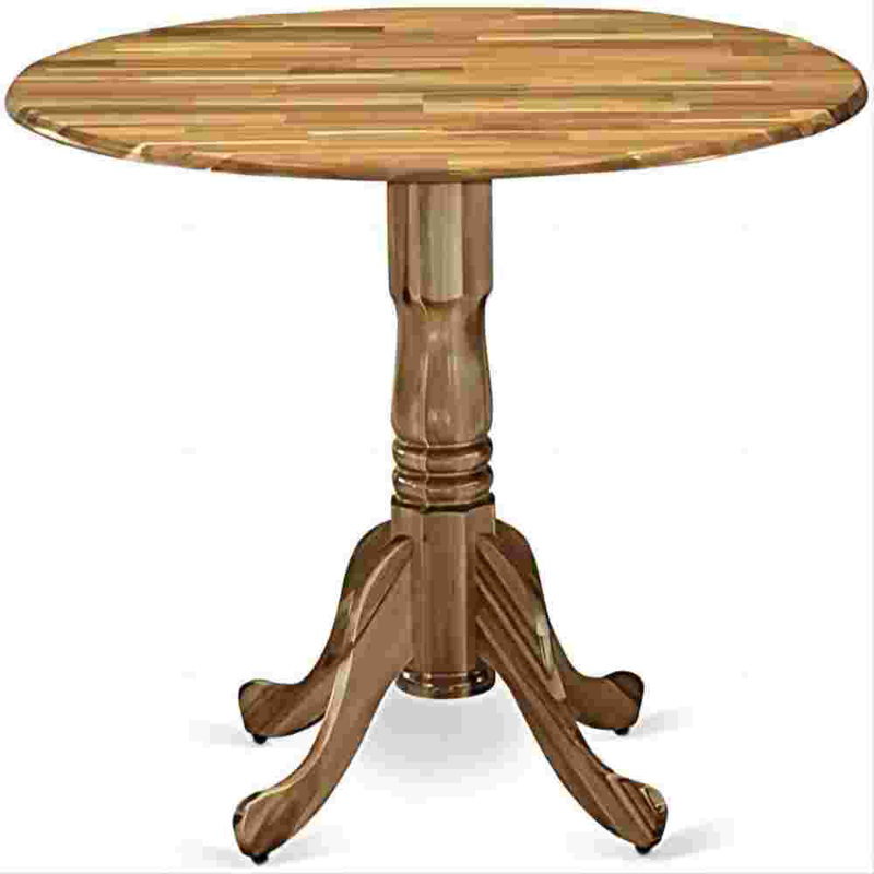 Millwood Pines Aaylah-Rose Drop Leaf Pedestal Dining Table | Wayfair