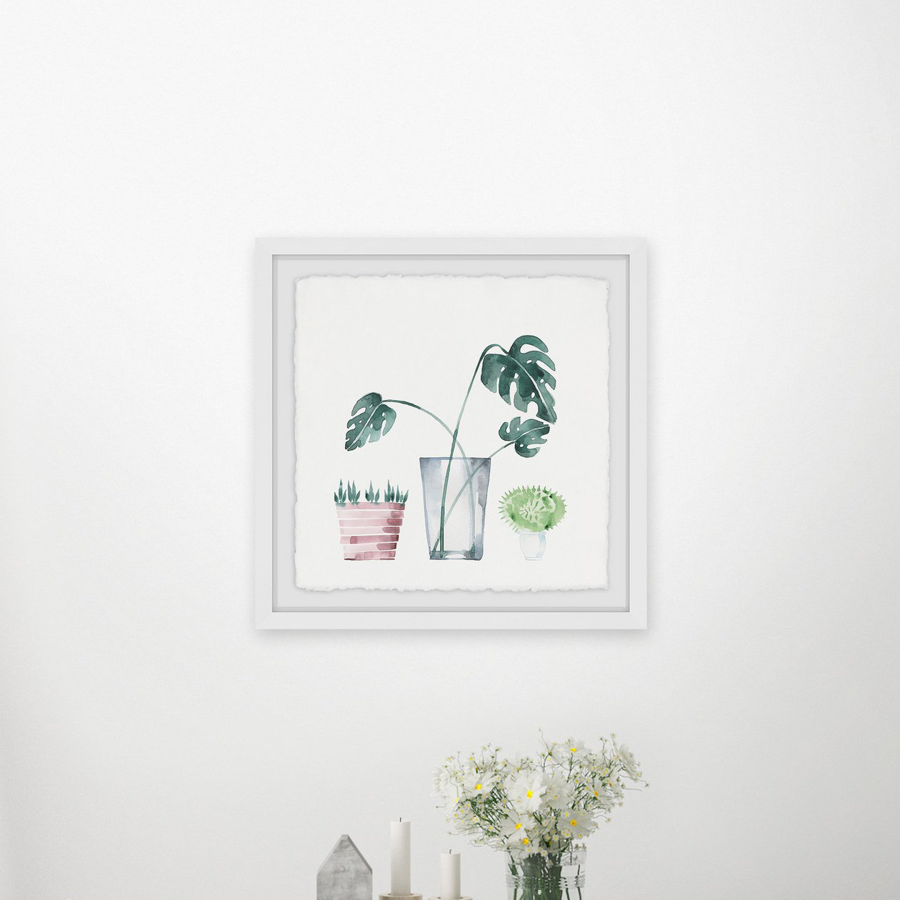 Bay Isle Home™ 'Leafy Decor' Framed Print | Wayfair
