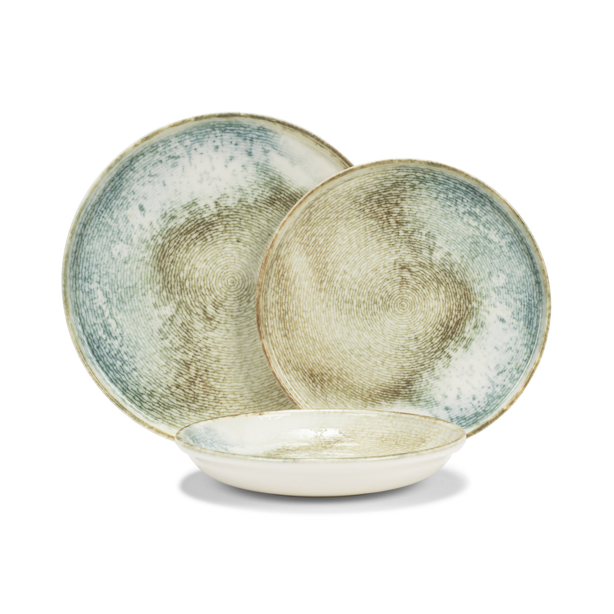 French Home, Sea And Sand, Porcelain 12-Piece Dinnerware Set | Perigold