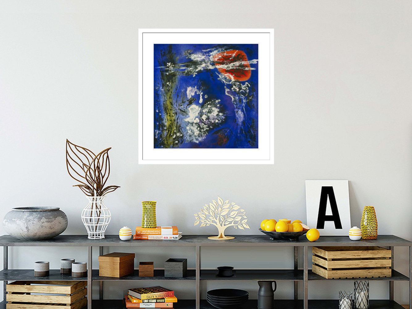 Orren Ellis Limitless Space by Vance Kirkland - Framed Giclee Print ...