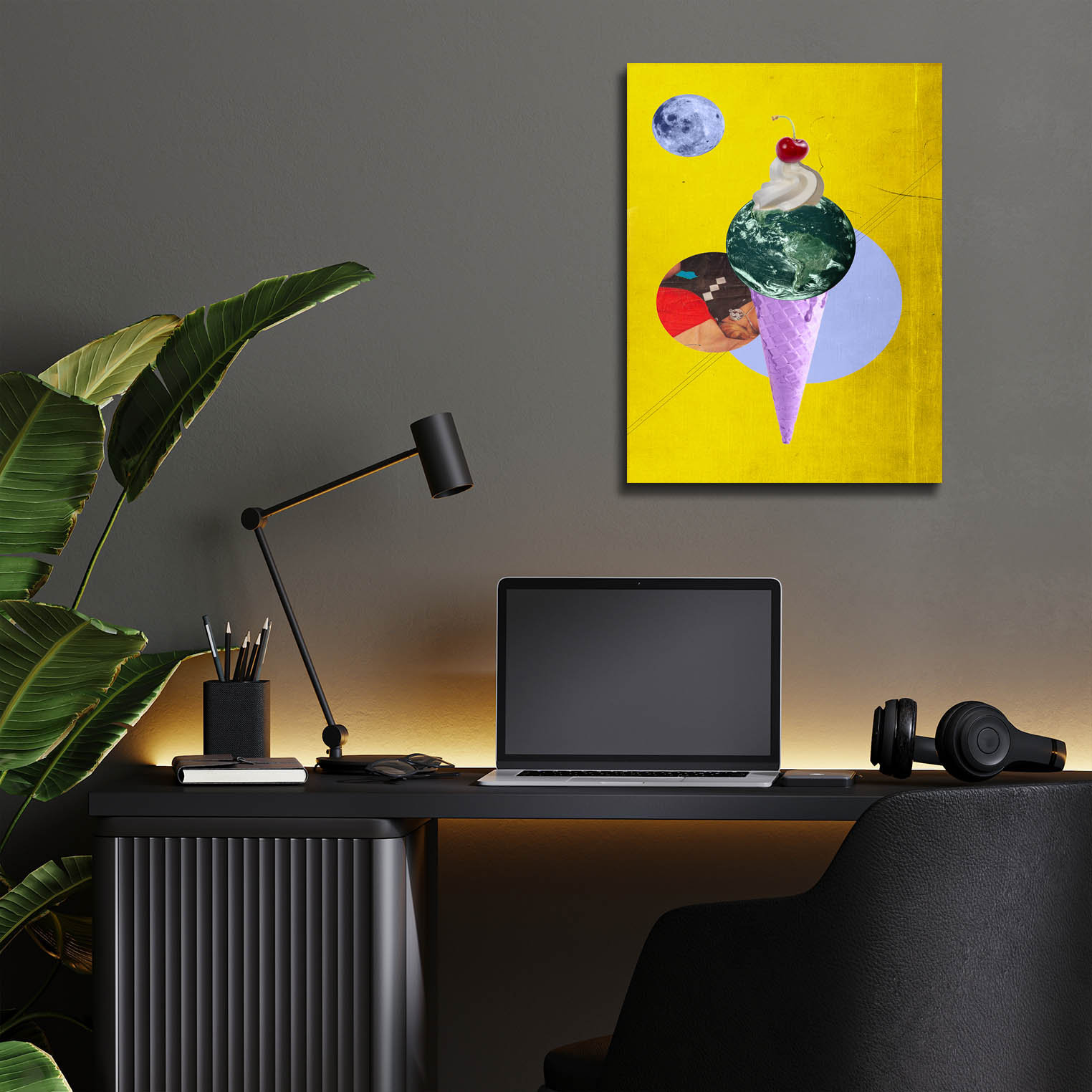Dakota Fields Earthcone' by Elo Marc, Acrylic Glass Wall Art | Wayfair