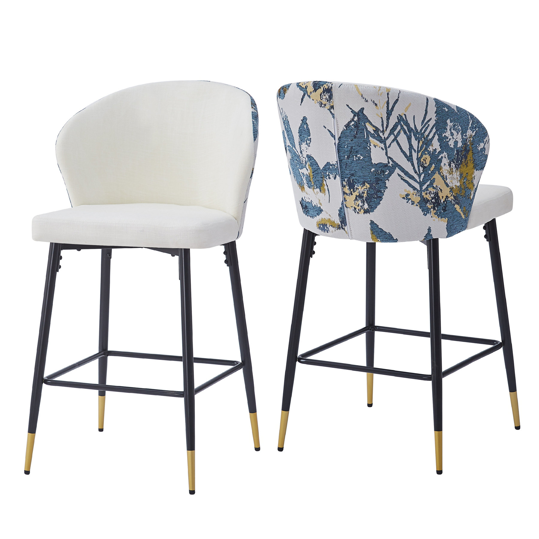 Corrigan Studio® Counter Height Bar Stools Set of 2 | Wayfair