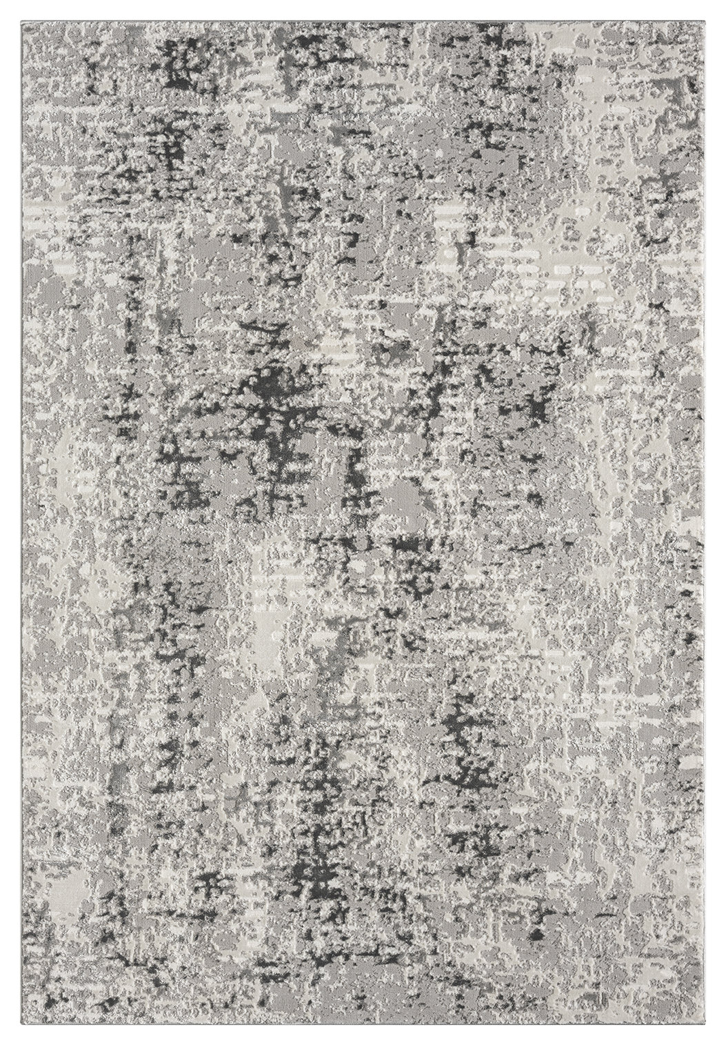 Williston Forge Modern Abstract Area Rug Transitional Carpet Shiny ...
