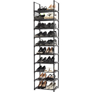 Rebrilliant 24 Pair Stackable Shoe Rack | Wayfair