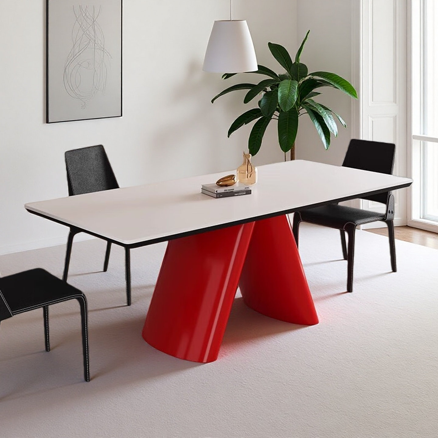 Hokku Designs Italian Minimalist and Creative Dining Table | Wayfair