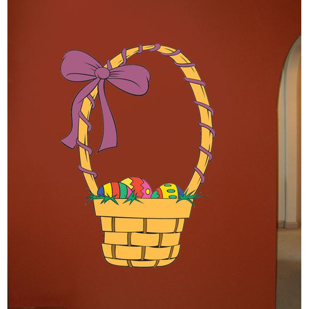 Wallhogs Easter Basket Wall Decal | Wayfair