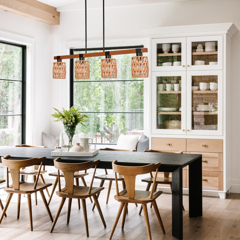 Breakwater Bay Carolin 4 - Light Kitchen Island Linear Pendant | Wayfair