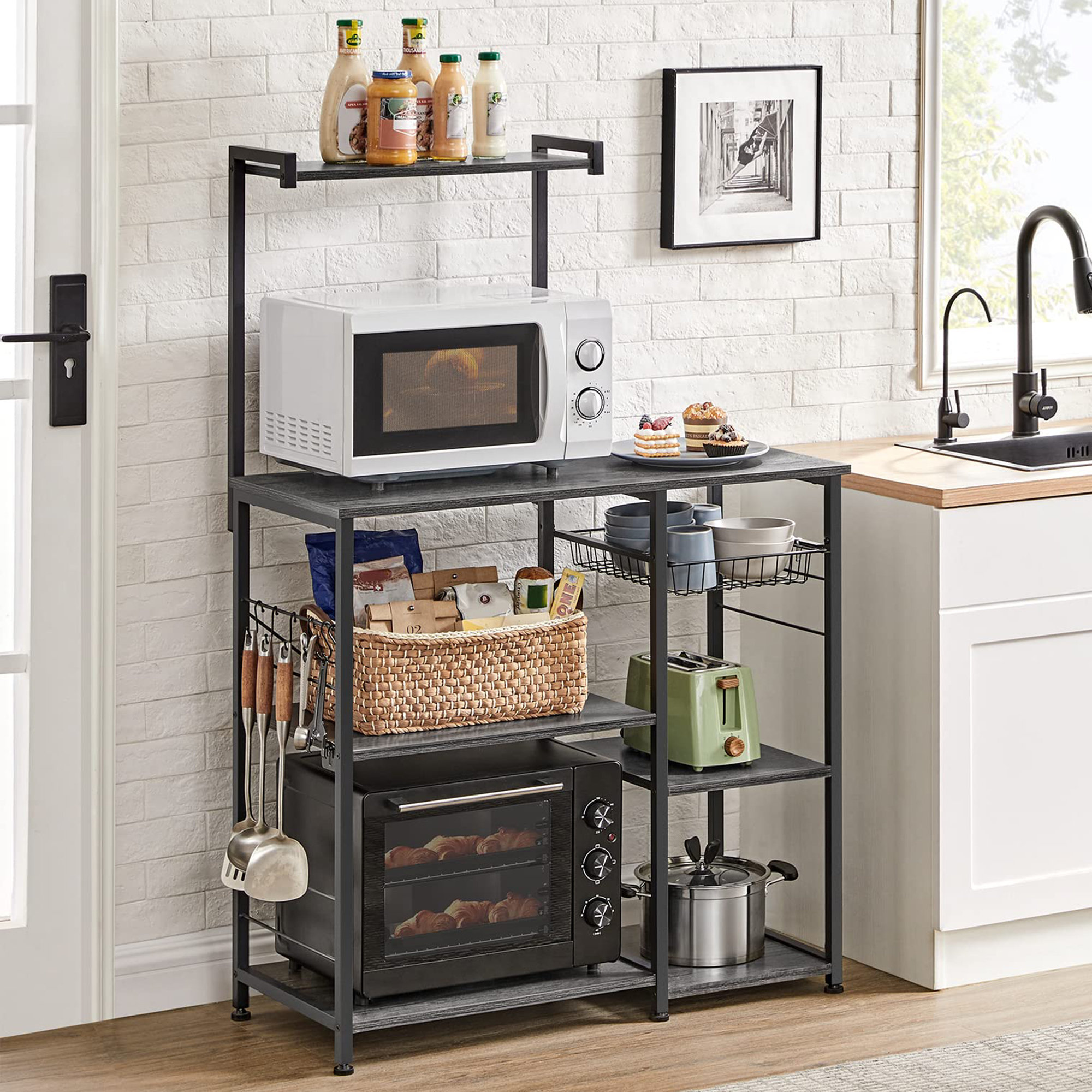 17 Stories 4-layer kitchen storage rack - Wayfair Canada