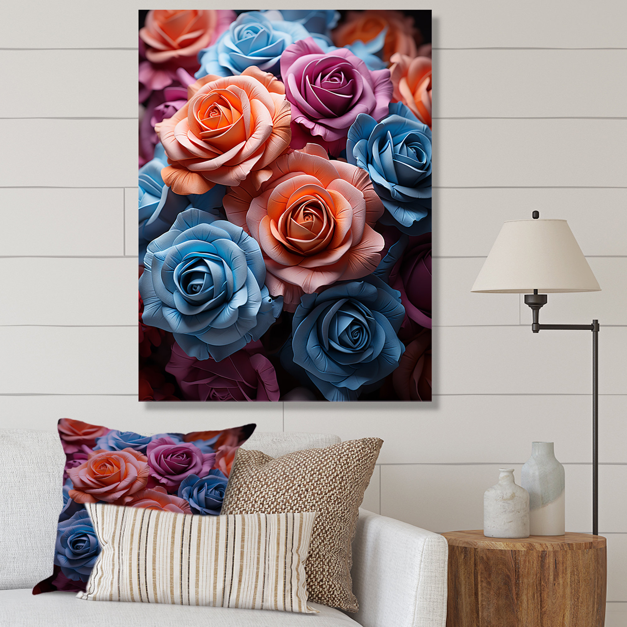 House of Hampton® Abstract Roses Exploded Beauty I On Canvas Print ...