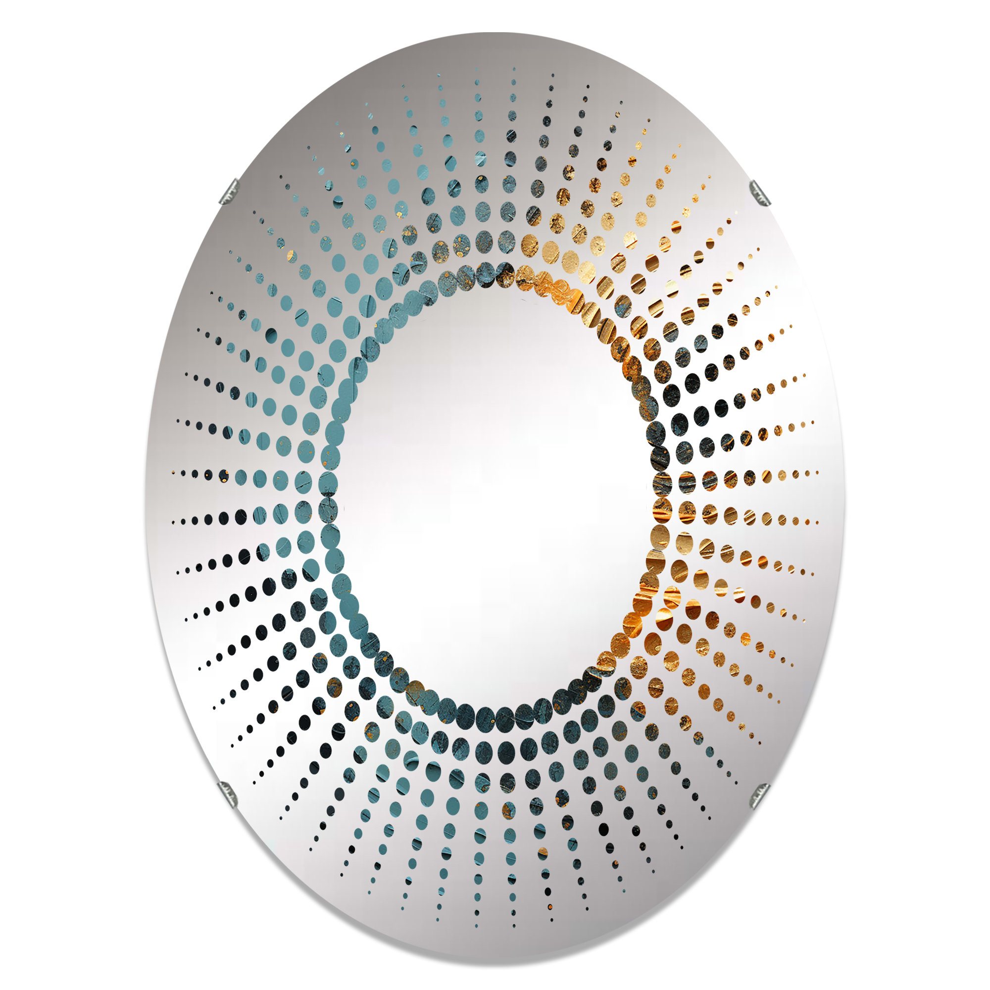 East Urban Home Desert Mirage Swirl Vortex - Starburst Decorative ...
