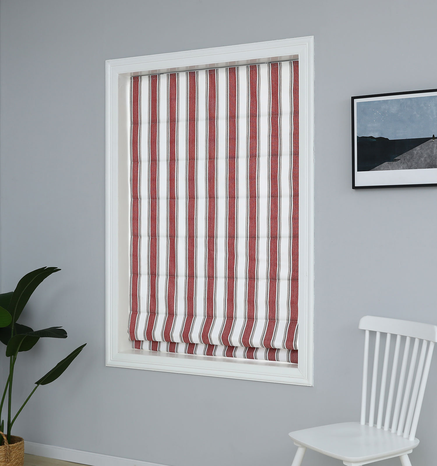 Gracie Oaks Room Darkening Roman Shade & Reviews - Wayfair Canada