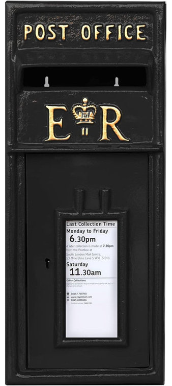 August Grove Middletown Cast Iron Wall Mounted Letter Box | Wayfair.co.uk