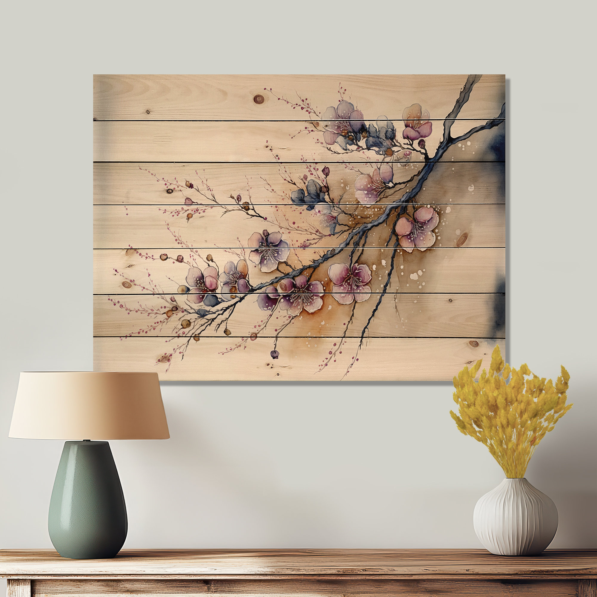 Lark Manor™ Highman - Landscapes Wood Wall Decor On Natural Pine Wood ...