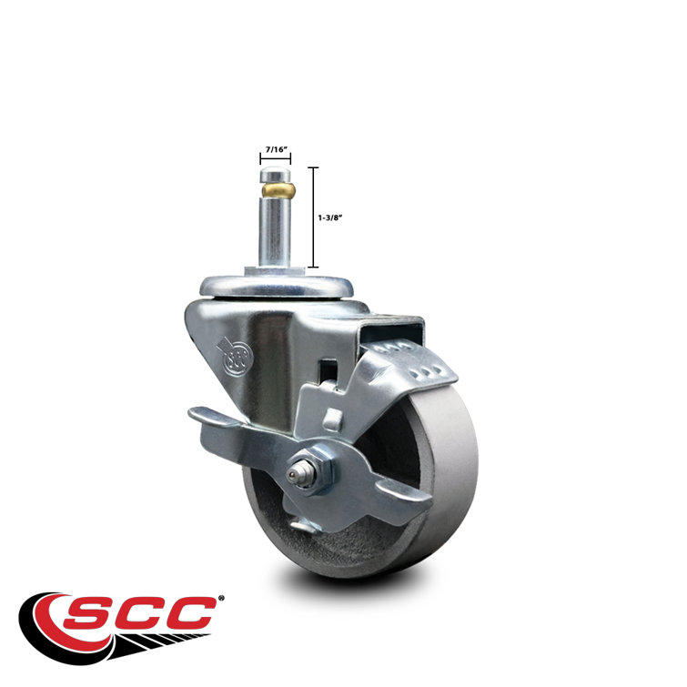 Service Caster Semi Steel Swivel Grip Ring Caster | Wayfair