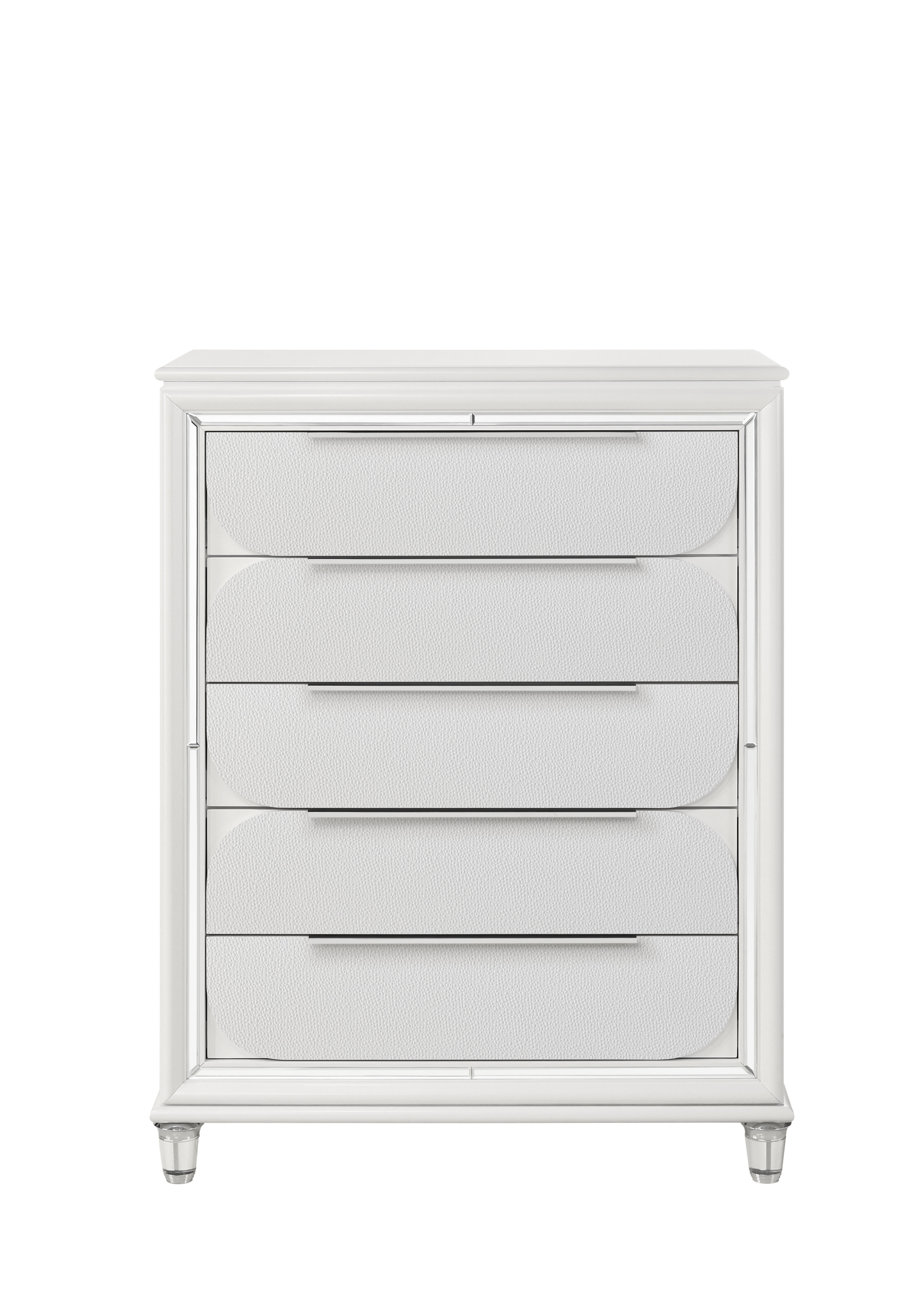 Red Barrel Studio® Jessie Wooden Chest with Drawers & Acrylic Crystal ...