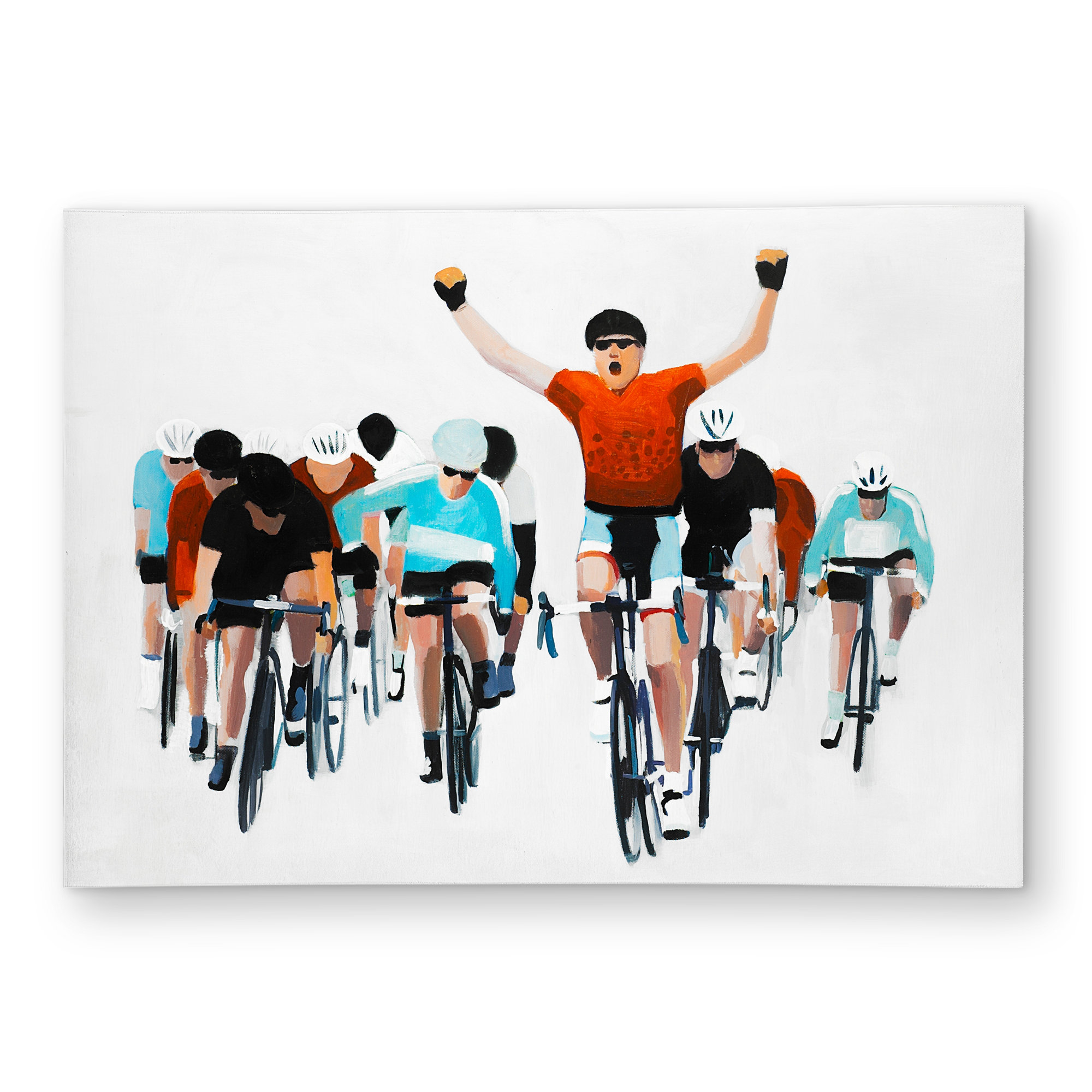 Begin Edition International Inc. Cyclists at the End of a Race Rug ...