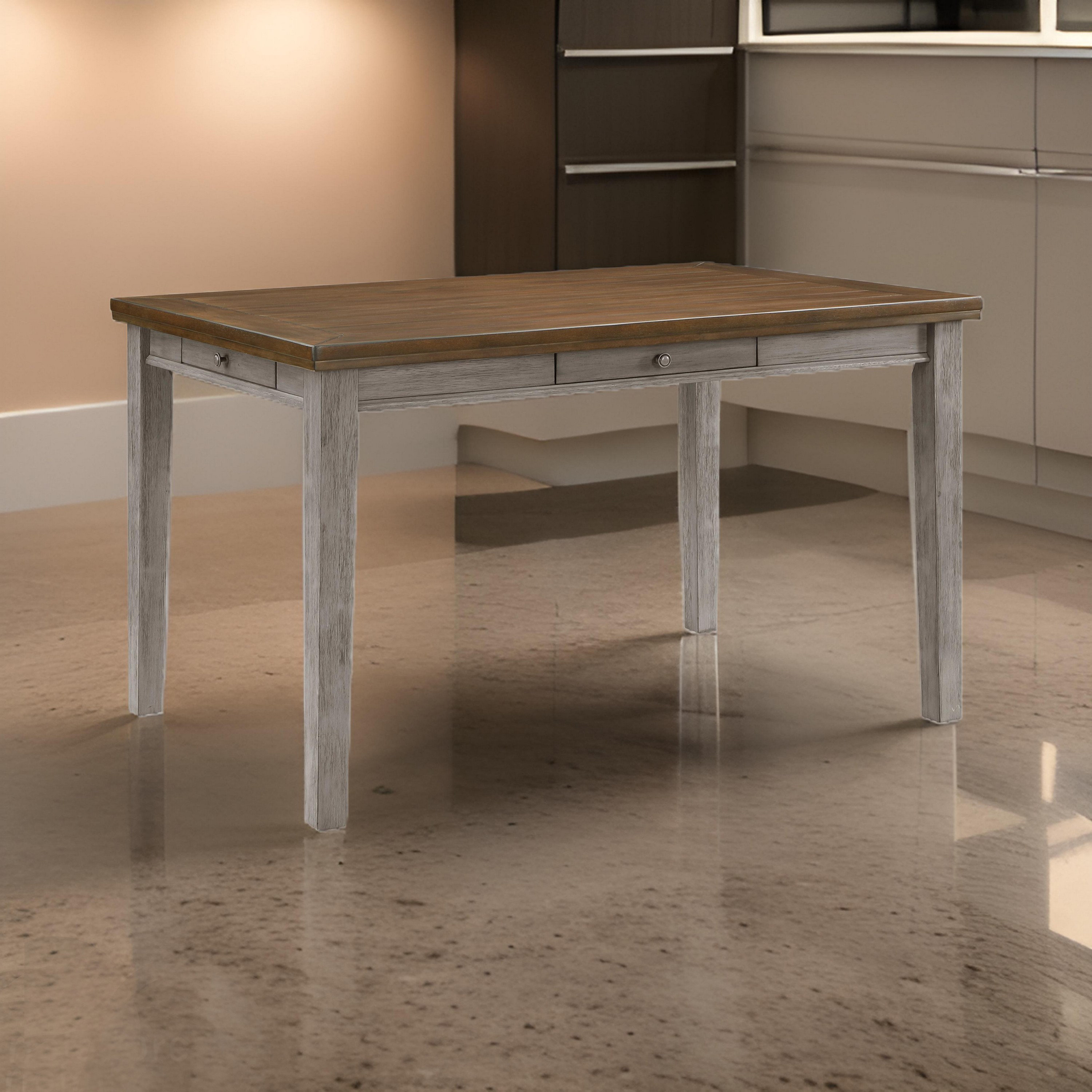 Millwood Pines Crantor Rectangular 60'' L x 40'' W Dining Table | Wayfair