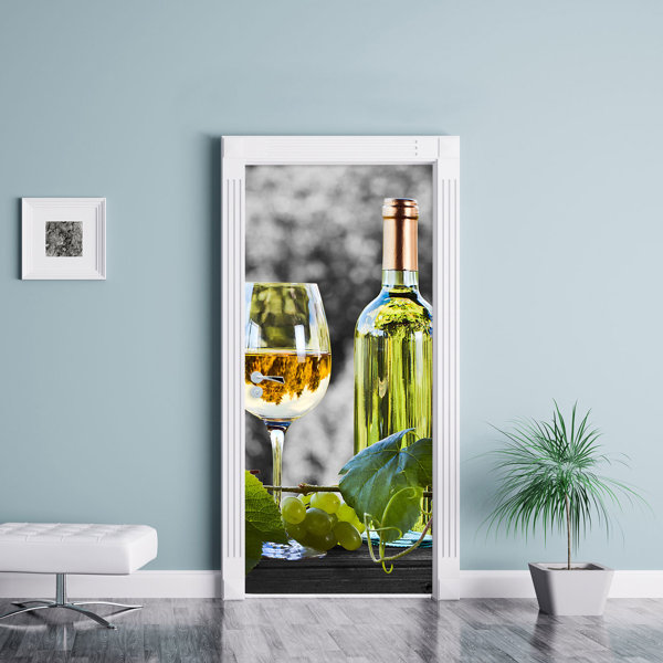 East Urban Home Food & Beverage Non-Wall Damaging Door Sticker ...