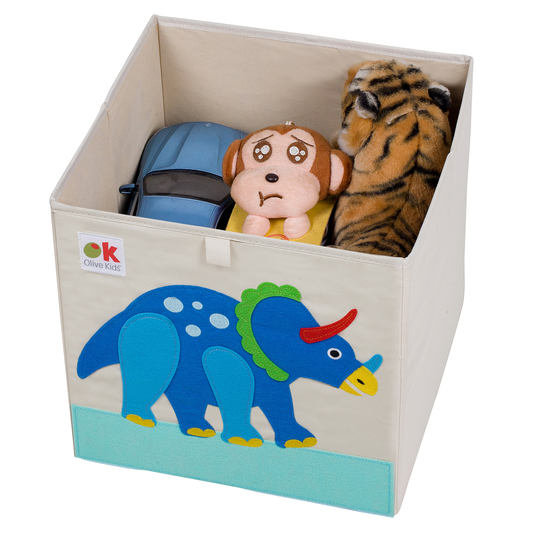 Wildkin Olive Kids Dinosaur Land 13" Storage Cube & Reviews - Wayfair ...