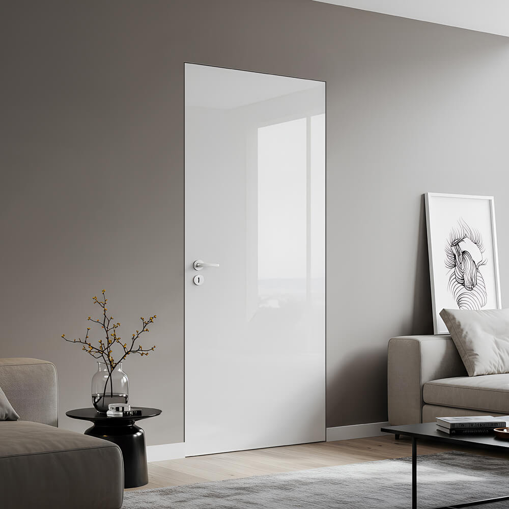 Calhome High Gloss Piano Flush Hollow Core Composite Interior Door Slab ...
