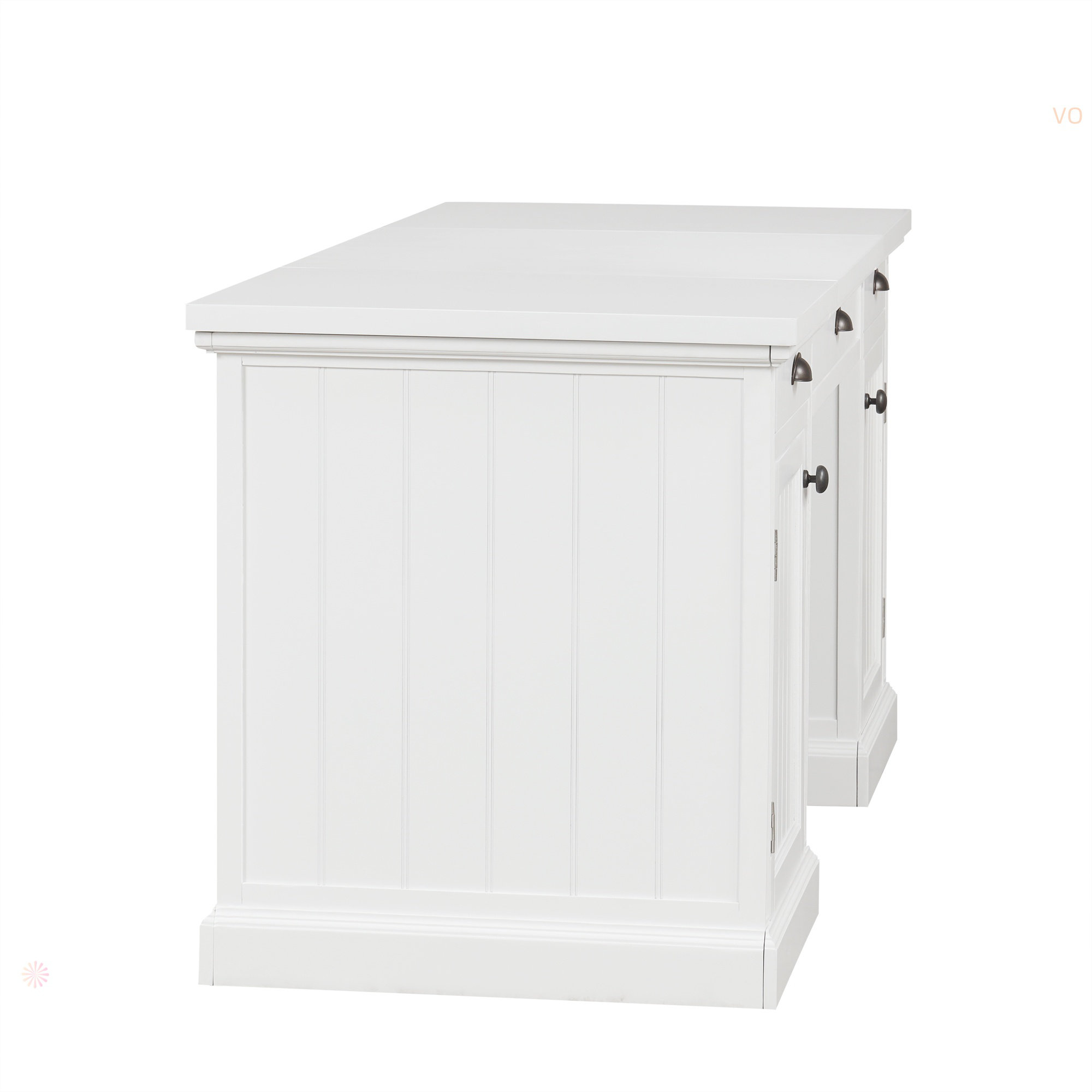 August Grove 67''Modern Executive Desk,Computer Desk With 2 Storage ...