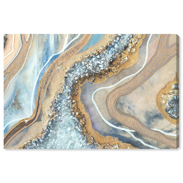 Art Remedy The Luxurious Geode Framed Mineral 57081 | Wayfair